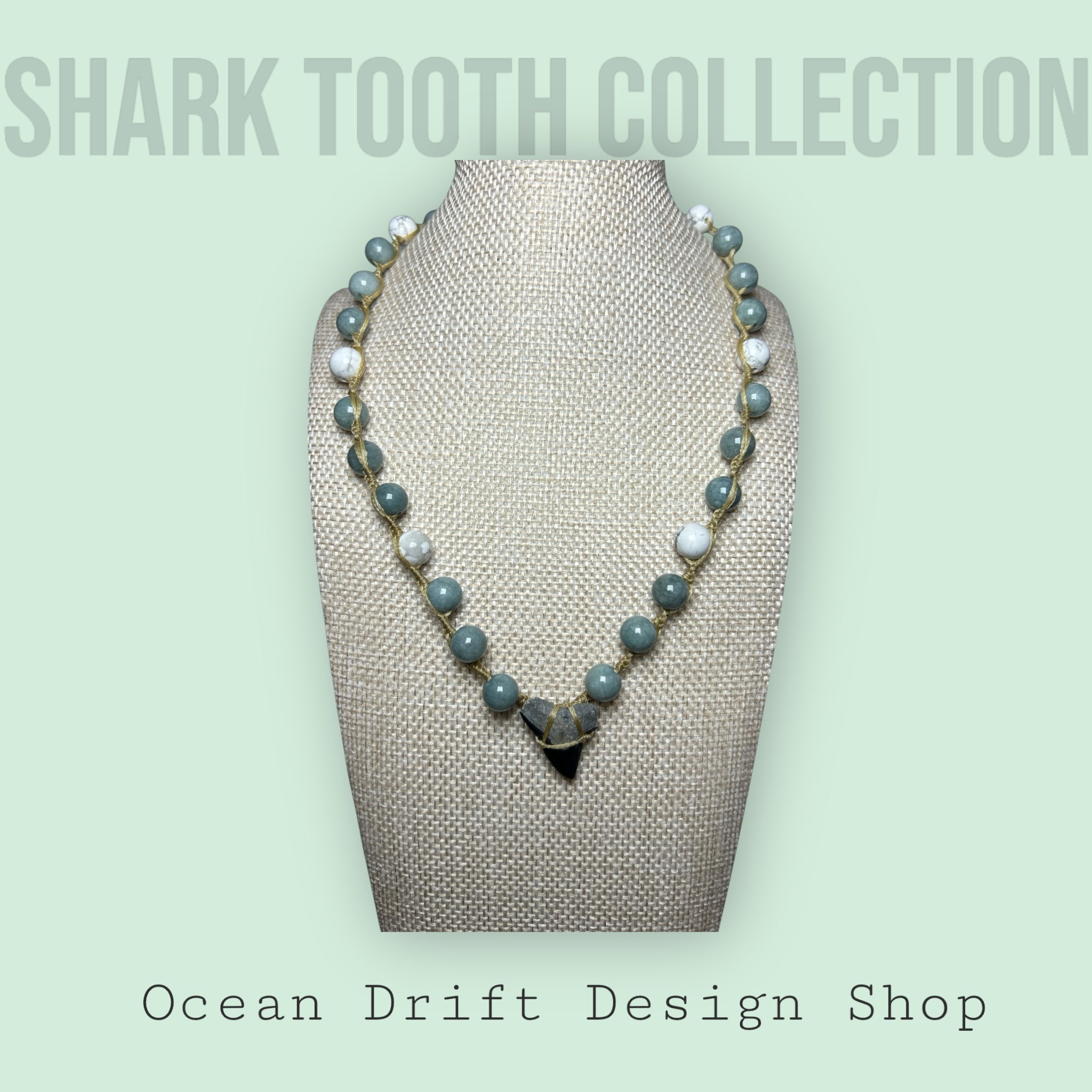Local Shark Tooth Jewelry – Ocean Drift Design Shop